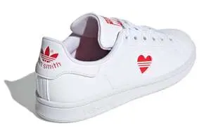 Adidas Stan Smith J Sneakers With Heart Detail
