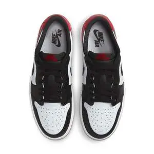 JORDAN Air 1 Retro Low Og - White/black-red