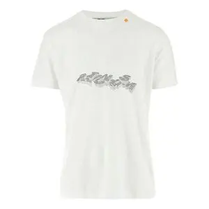 Off-White Ss21 Logo Printing Round Neck Short Sleeve Ordinary Version - White