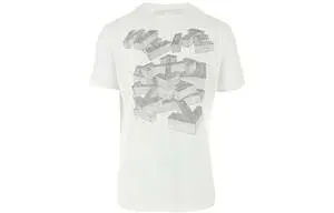 Off-White Ss21 Logo Printing Round Neck Short Sleeve Ordinary Version