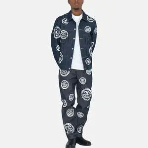 StÜssy X Denim Tears Type 2 Raw Denim Jacket
