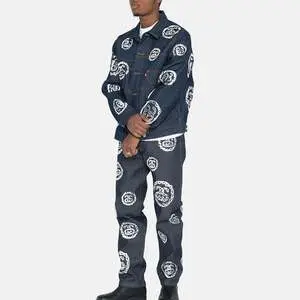 StÜssy X Denim Tears Type 2 Raw Denim Jacket