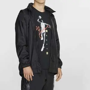 JORDAN Zip-up Sports Jacket - Black
