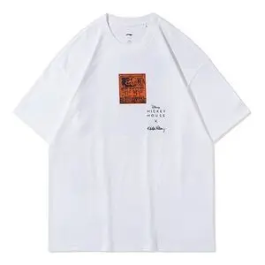 LI-NING X Disney Mickey X Keith Haring Tee 'white Red - White/black/red