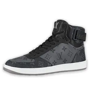 LOUIS VUITTON Rivoli Ankle Sneakers - Grey/white/black