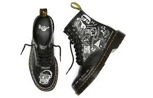 Dr. Martens 1460 Scribble Combat Boots