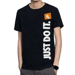 Nike Alphabet Large Logo Sports Short Sleeve