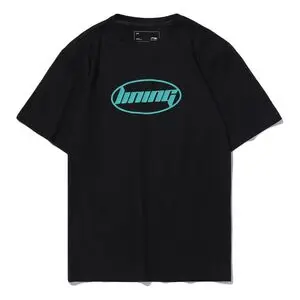 LI-NING Fashion Logo T-shirt 'black Blue - Black/blue