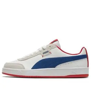 PUMA Court Legend Low Top Sneakers - White/blue/red