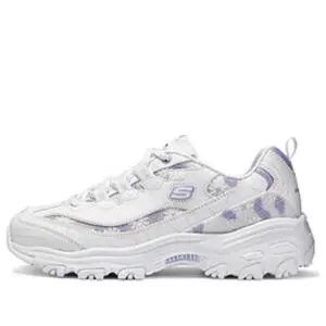 Sketchers D'lites 1.0 Athletic Sneakers - White/purple
