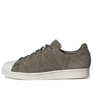 Adidas Superstar "olive Strata" Low Top Sneakers - Green