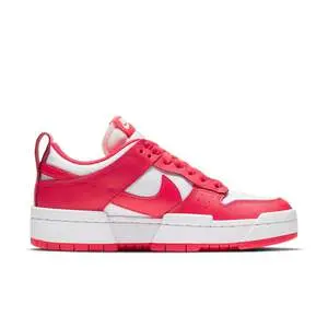 Nike Dunk Low Disrupt "siren Red" Sneakers - White/red