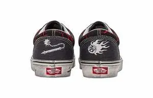 VANS Stranger Things X Style 36 'hellfire Club' Sneakers - Black/red