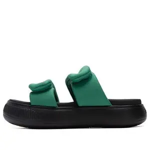 PUMA Mayu Puffy Slides - Green/black