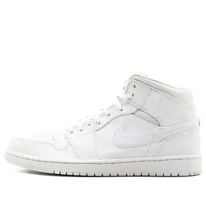 JORDAN Air Jordan 1 Retro Mid Sneakers White/white