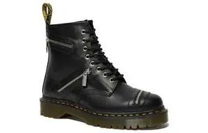 Dr. Martens 1460 Bex Combat Boots With Zip Detailing