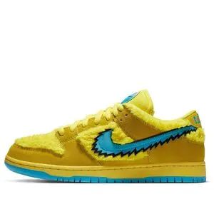 Nike X Grateful Dead Sb Dunk Low Sneakers - Yellow/blue
