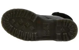 Dr. Martens 1460 Fur Lined Combat Boots - Black