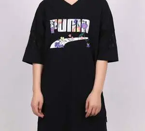 PUMA Casual Sports Alphabet Printing Short Sleeve T-shirt