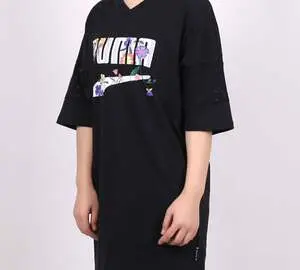 PUMA Casual Sports Alphabet Printing Short Sleeve T-shirt