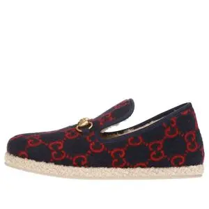 Gucci Wool Loafers With Horsebit Detail