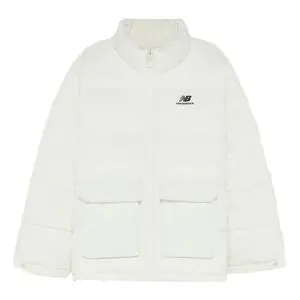 NEW BALANCE Short Down Jacket - White/black