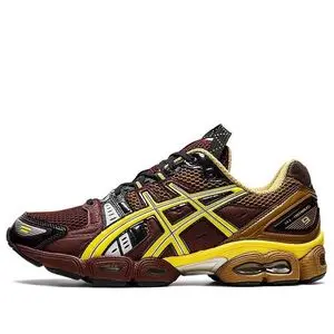Asics Ub3-s Gel-nimbus "rum Raisin" Lace-up Sneakers - Brown/yellow