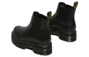 Dr. Martens Audrick Nappa Leather Platform Chelsea Boots - Black