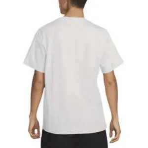 Nike Solid Color Embroidered Small Label Round Neck Casual Loose Short Sleeve Light Bone T-shirt - Multi-color
