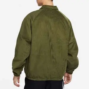 Nike Stack Logo Casual Corduroy Jacket - Green