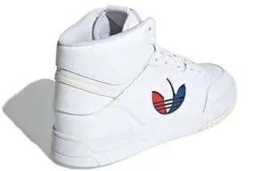 Adidas Drop Step Xlt High Top Sneakers - White/blue/red