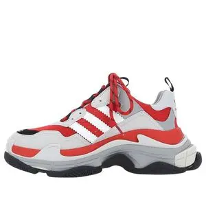 Balenciaga Balenciaga X Adidas Triple S Sneakers Grey/white/red