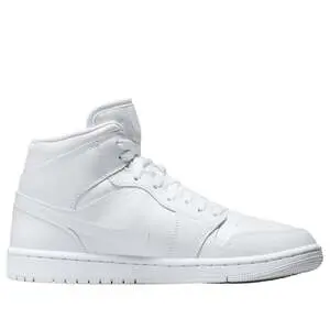 JORDAN 1 Mid "triple " Sneakers - White
