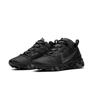 Nike React Element 55 Triple Sneakers - Black