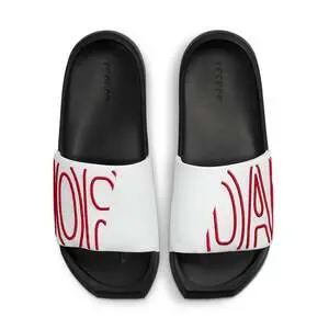 JORDAN Air Nola Slide - Black/white/red
