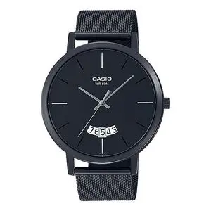 Casio Analog Watch With Water Resistance - Black