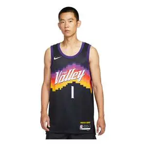 Nike Phoenix Suns City Edition Nba Swingman Jersey Devin Booker - Black