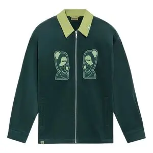 LI-NING The North Face Logo Printing Jacket - Green
