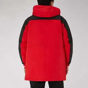 Adidas Mid Parka With Hood And Long Sleeves