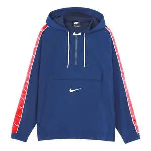 Nike Big Swoosh Zip-up Hooded Jacket - Bluered