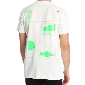 Off-White Fluorescence Alphabet Printing Short Sleeve - White