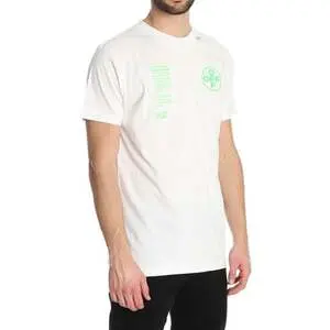 Off-White Fluorescence Alphabet Printing Short Sleeve - White