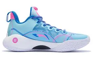 LI-NING Yushuai 14 Low 'lightning' Sneakers - Blue/pink