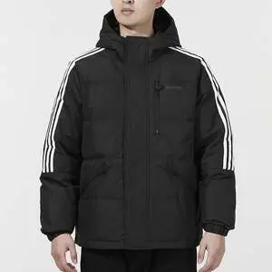 Adidas Neo Dwn Wnt Prka Stay Warm Windproof Hooded Down Jacket Black