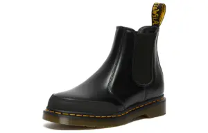 Dr. Martens 2976 Guard Panel Leather Chelsea Boots - Black
