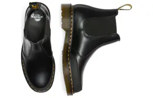 Dr. Martens 2976 Guard Panel Leather Chelsea Boots - Black
