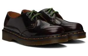Dr. Martens X The Clash 1461 Leather Lace Up Shoes - Cherry Red