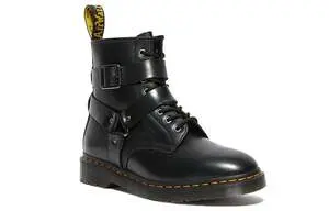 Dr. Martens Cristofor Leather Harness Lace Up Boots