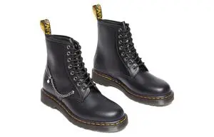 Dr. Martens 1460 Swarovski Leather Lace Up Boots - Black