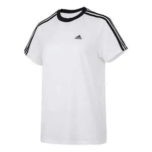 Adidas Essentials 3-stripes T-shirt - White/black